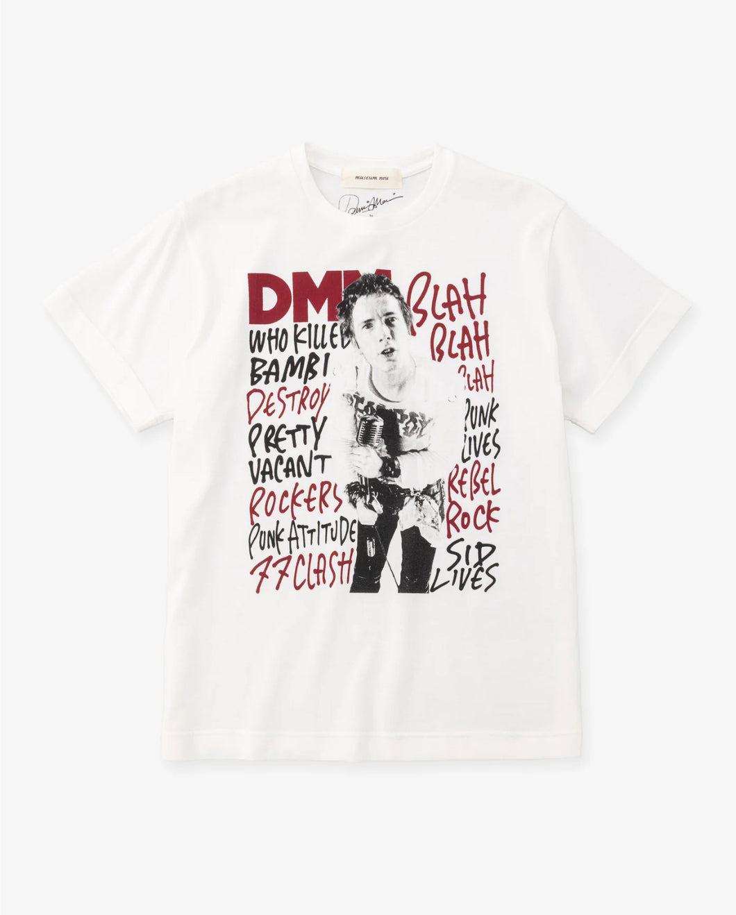 John Lydon T-shirt White / museum neu – Folks Store Sendai
